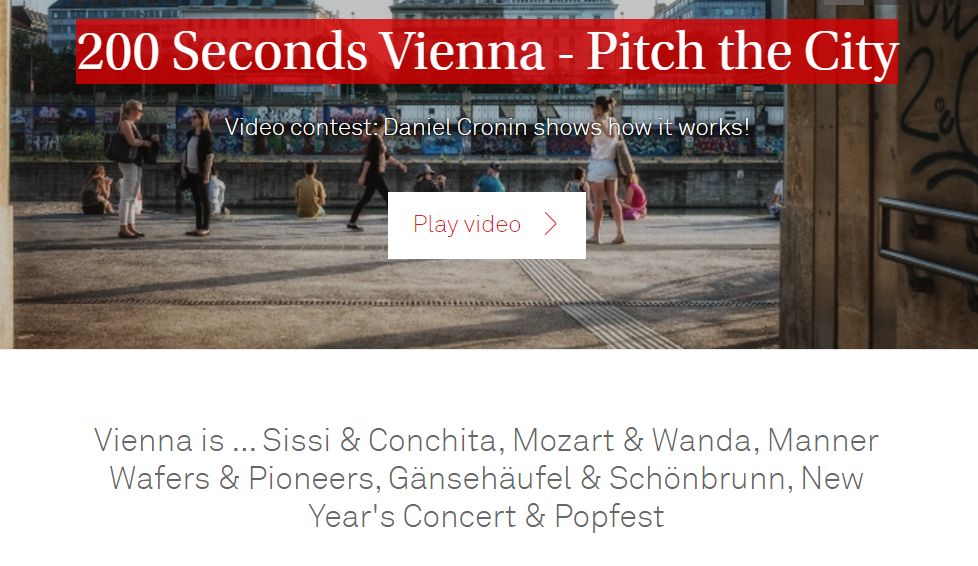 200 Seconds Vienna - Pitch the City - Competition - Vienna Expats